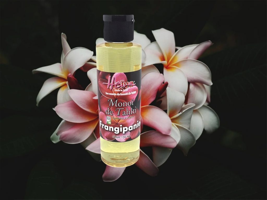 MONOÏ à la Fleur de Frangipanier HEIVA 99% Monoï de Tahiti (AO) 150ml ...